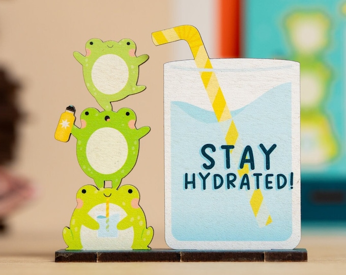 Please Be Nice to Me, I'm Very Small Frog Desk Companion Cute Coworker ...