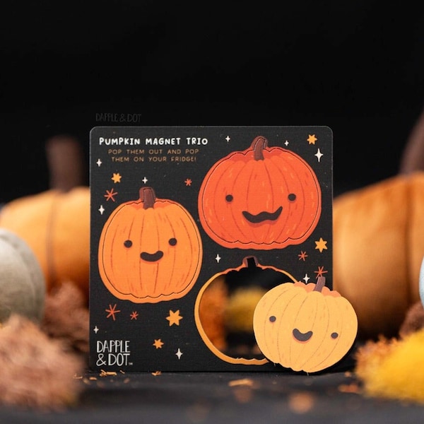 Pumpkin Magnets - Etsy