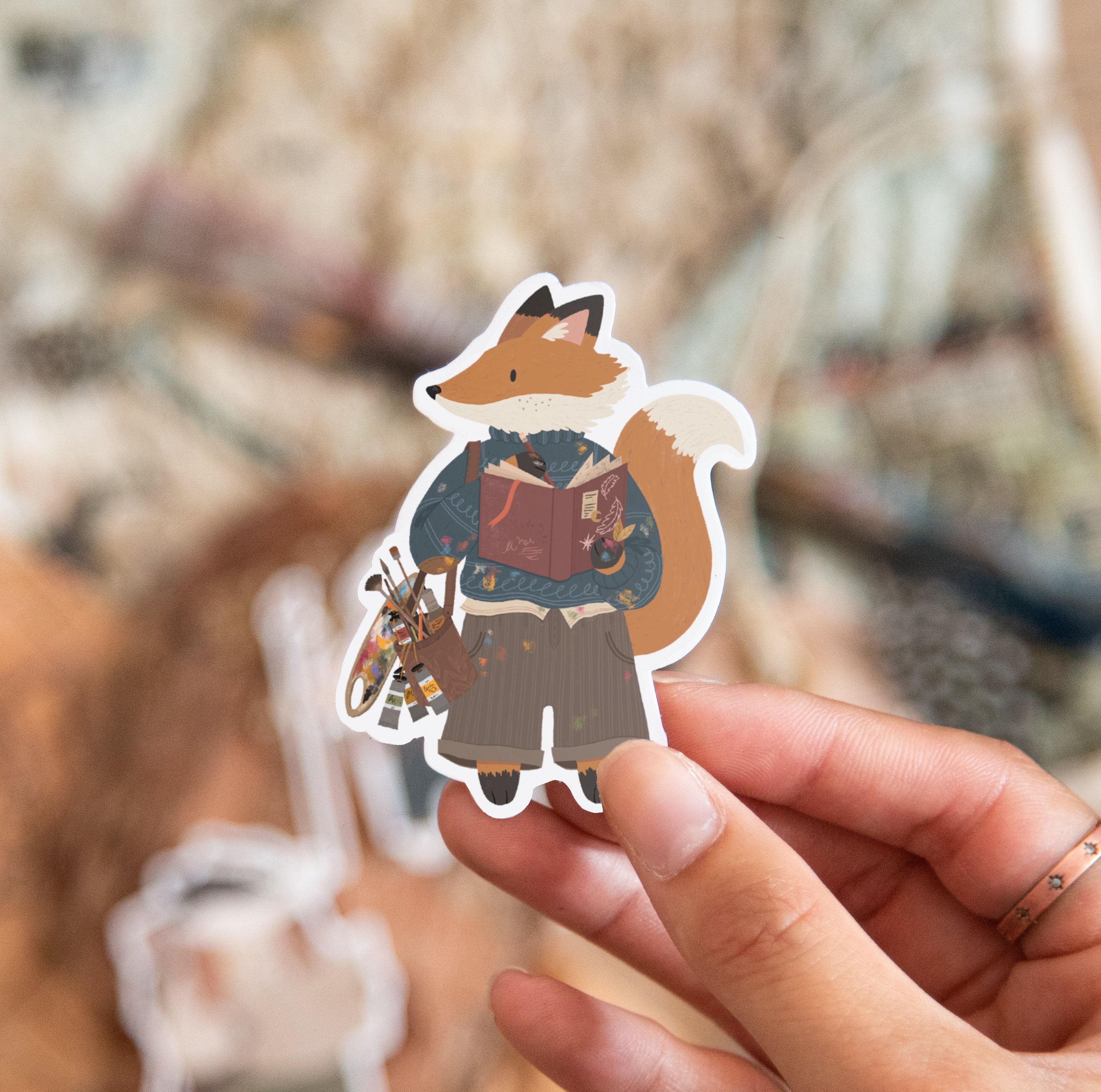 Adventure Animals Vinyl Die Cut Stickers Woodland Creatures - Etsy