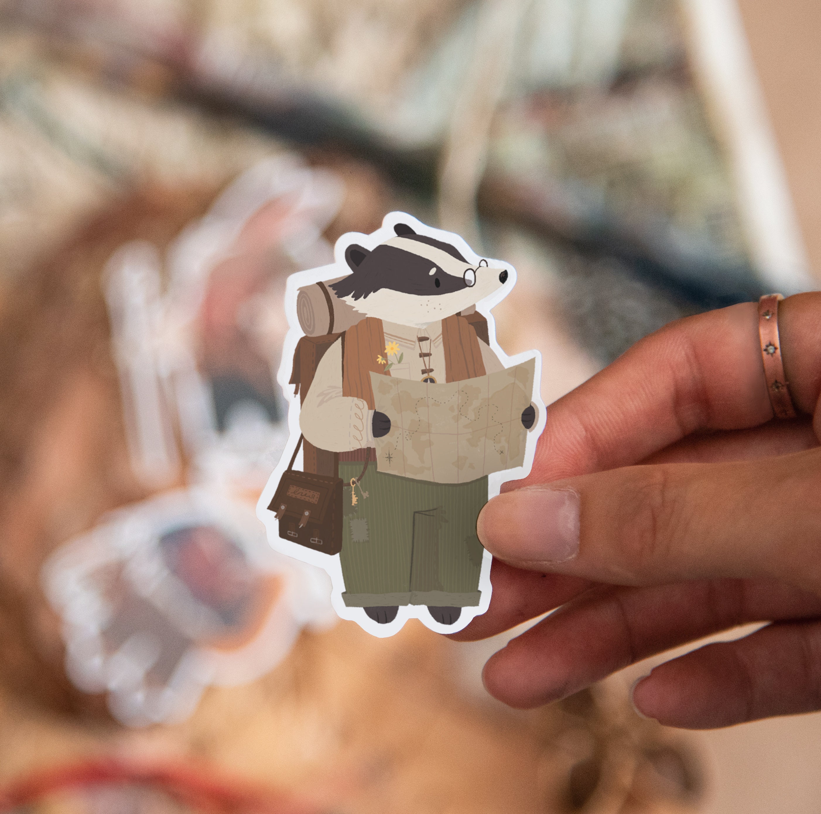 Adventure Animals Vinyl Die Cut Stickers Woodland Creatures - Etsy