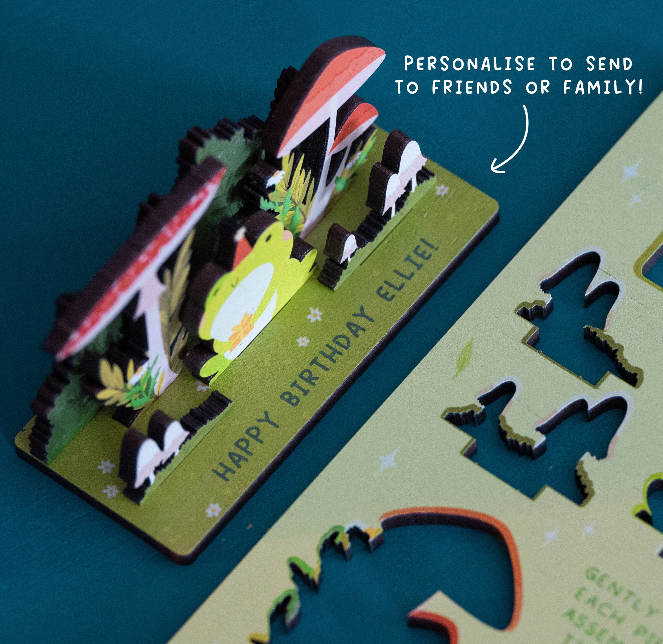 Personalised Frog Birthday Card Happy Frogs Cards Animals - Etsy UK