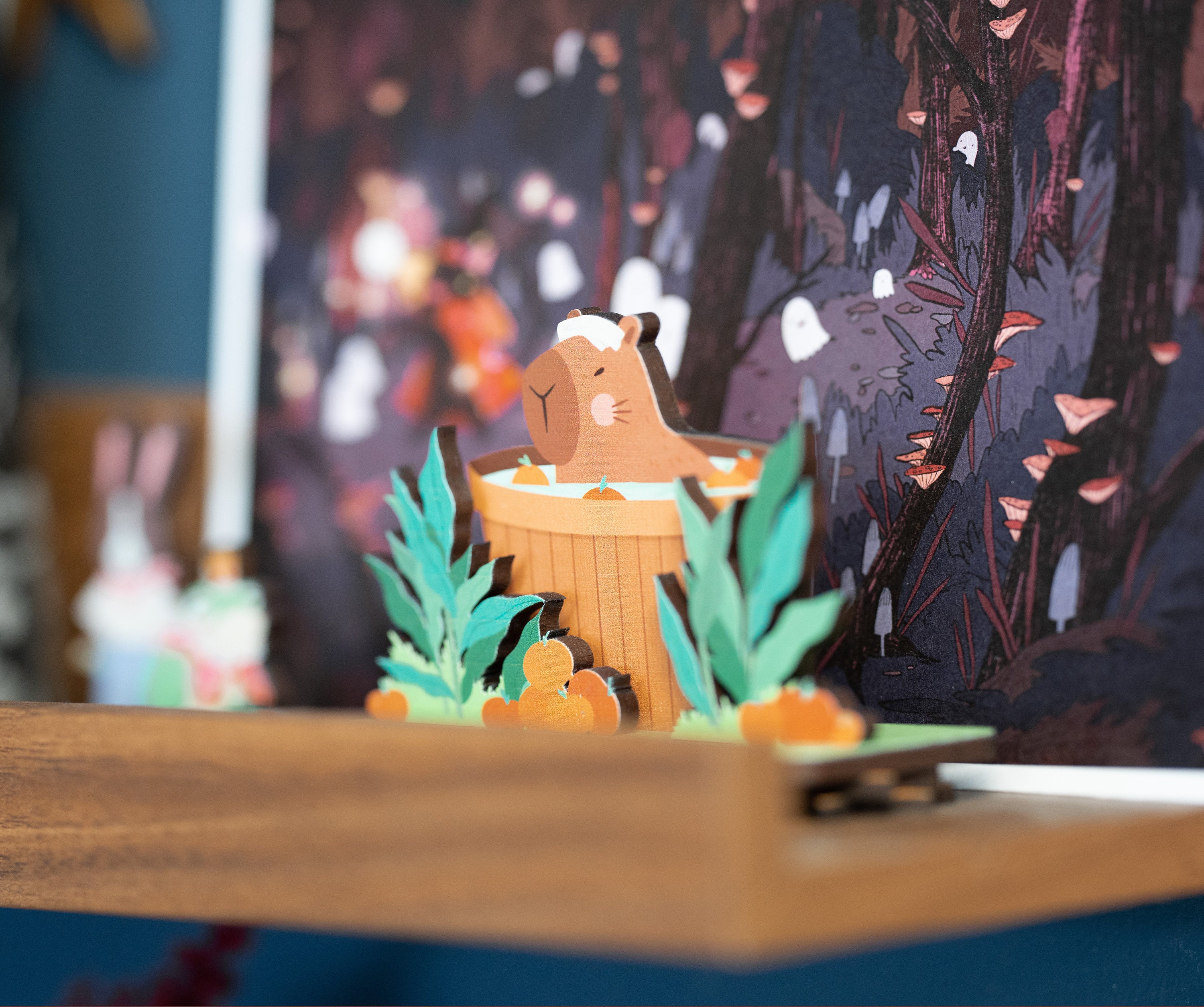 Capybara Spa Onsen Desk Companion Cute Capybaras Gift - Etsy Australia