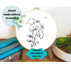 Hand Embroidery Traces Pattern Digital Design Handwork - Etsy