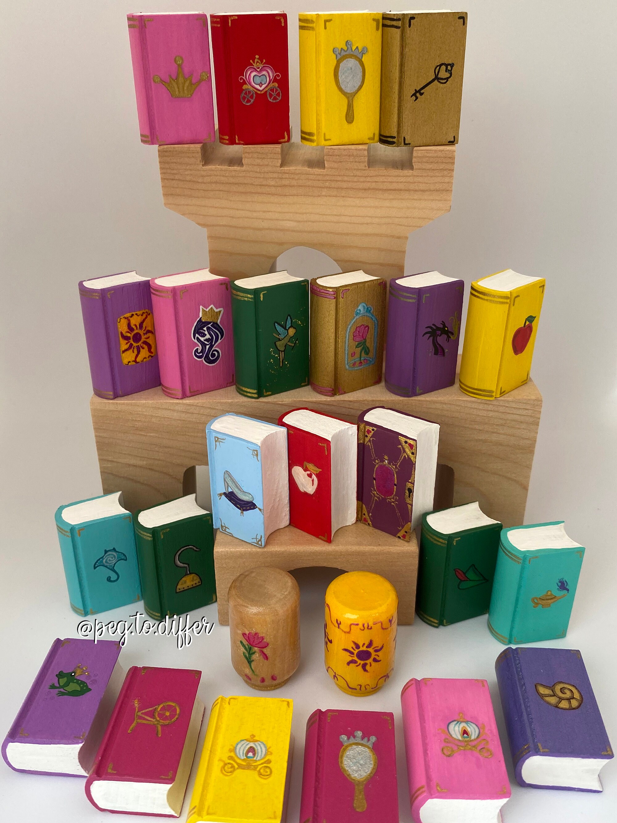 Royal Crown Book Ready To Ship handmade wooden toy/decor | Etsy