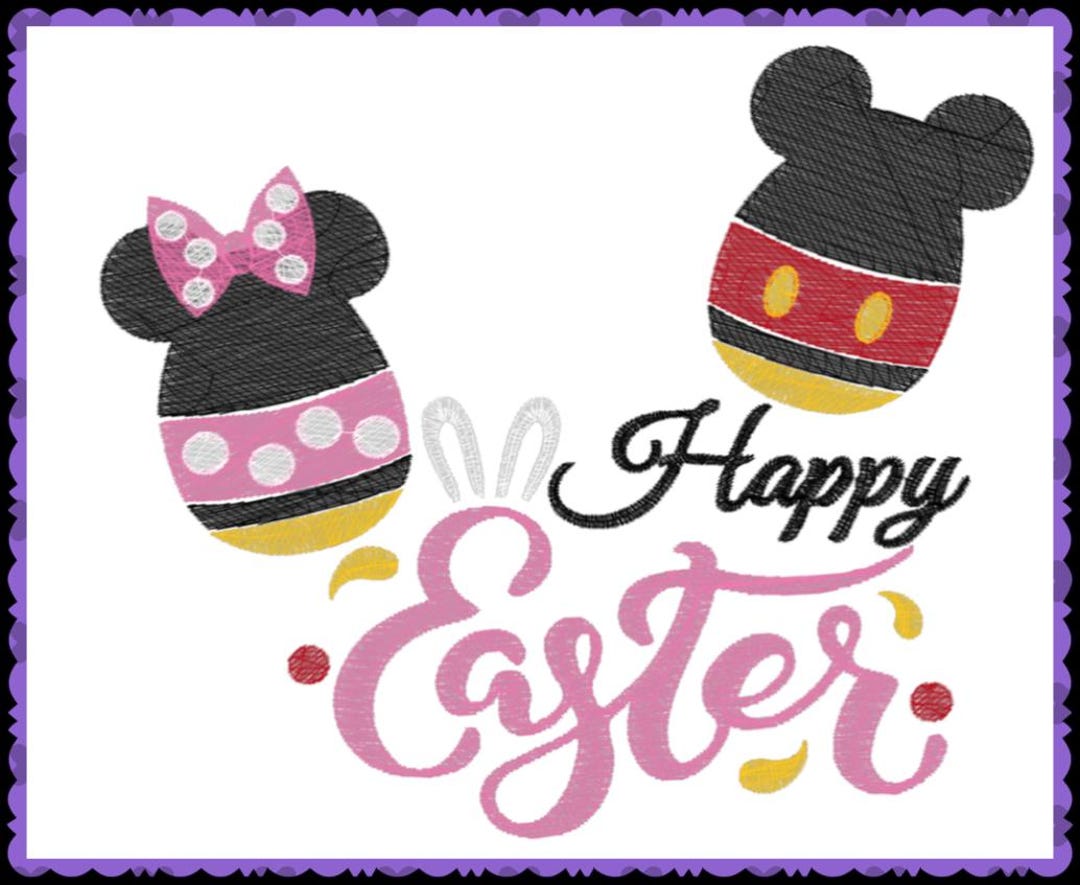 Happy Easter Mickey and Minnie Eggs Inspired - Etsy