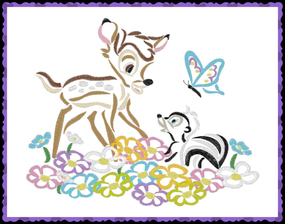 Bambi & Flower Inspired - Etsy