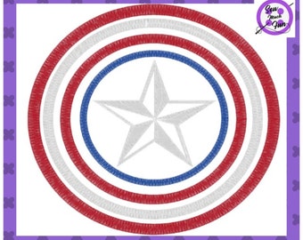 Captain America Shield Inspired Pattern - Etsy