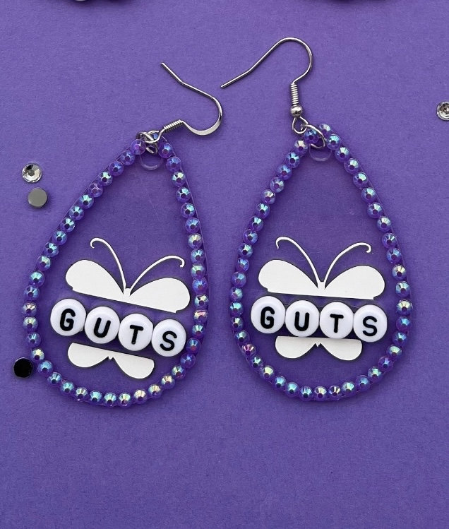 Olivia Rodrigo Earrings, Guts World Tour Earrings, Guts Merch, Olivia ...