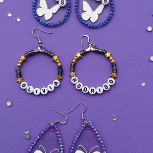 Olivia Rodrigo Earrings, Guts World Tour Earrings, Guts Merch, Olivia ...