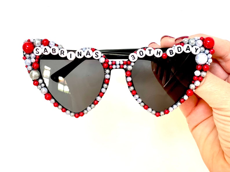 Custom Birthday Sunglasses Girls Trip Glasses Christmas Themed Party