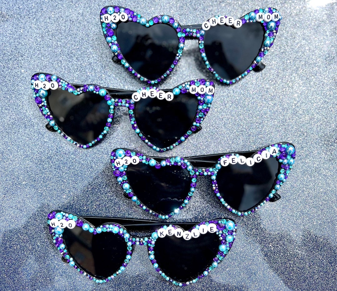 Cheer Competition Sunglasses, Cheer Mom Glasses, Cheer Glasses Custom ...