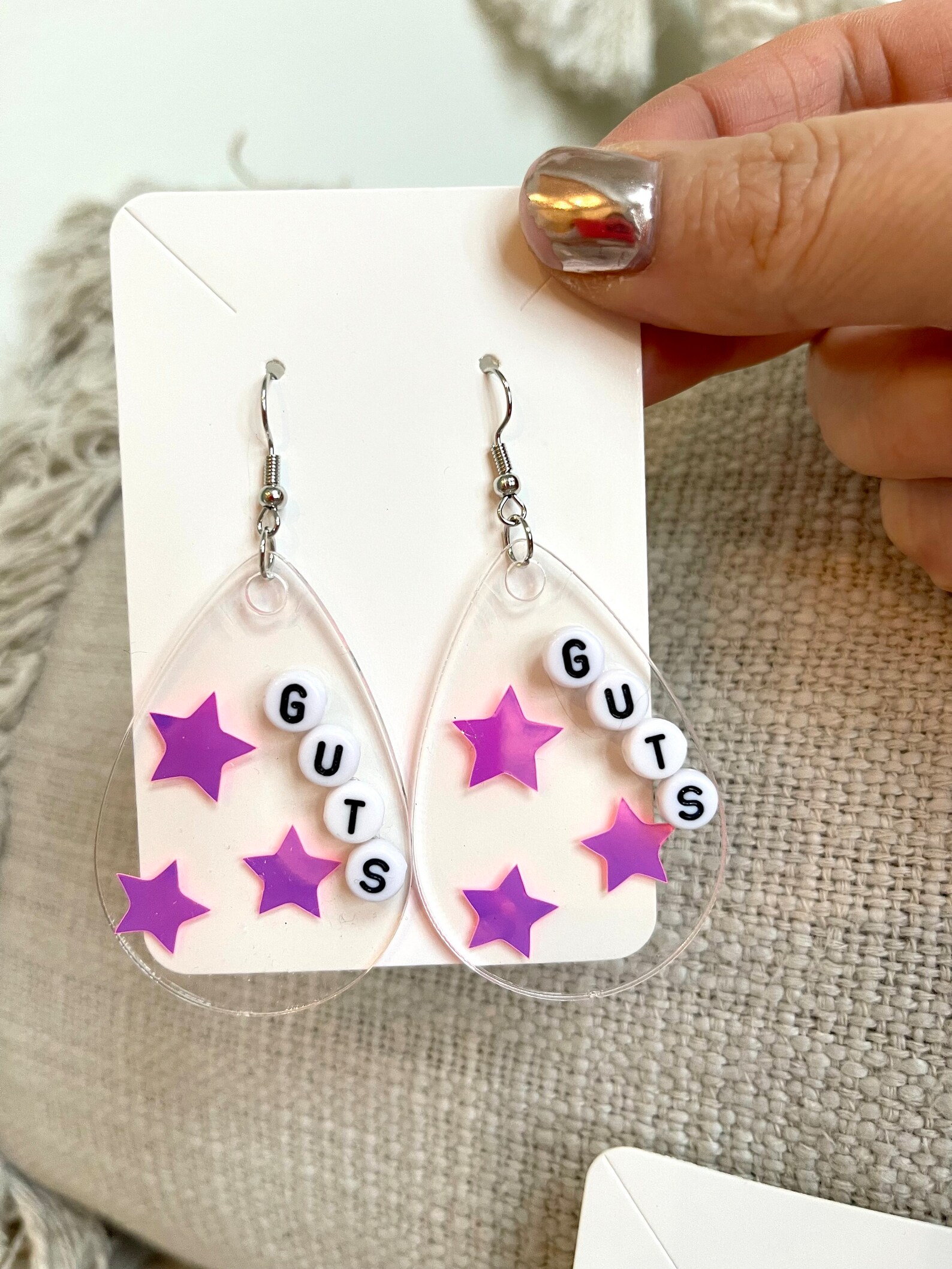 Olivia Rodrigo Earrings, Guts World Tour Earrings, Guts Merch, Olivia ...