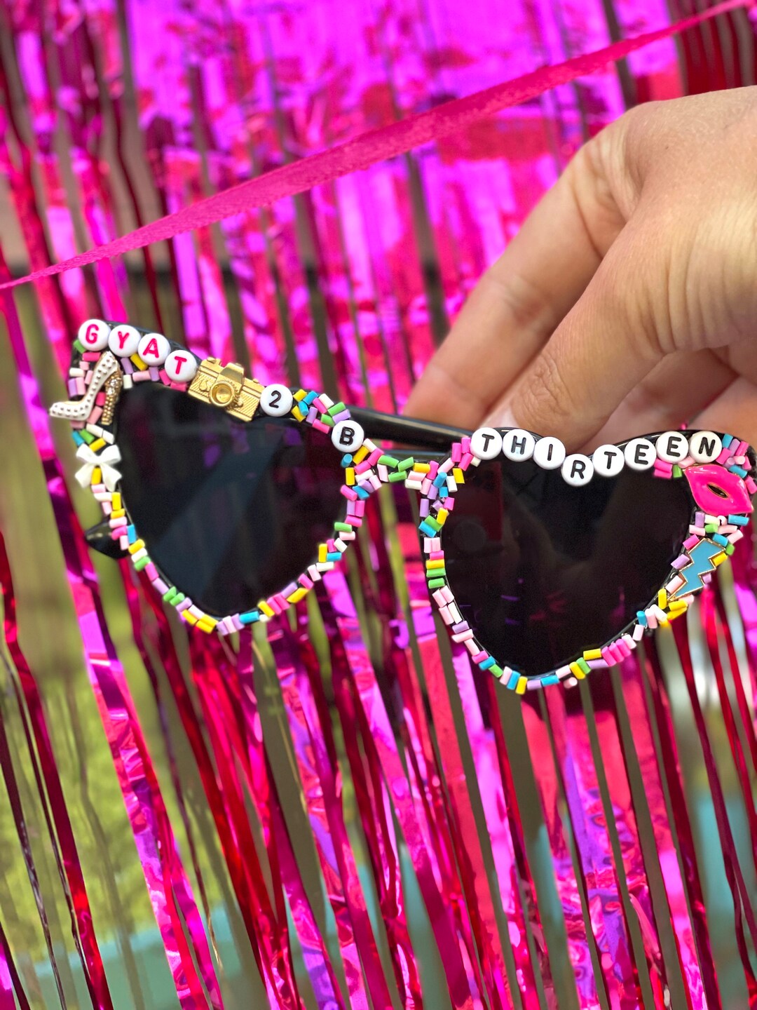 Birthday Sunglasses, Beaded Sunglasses, Bridesmaid Glasses, Sun Glasses ...