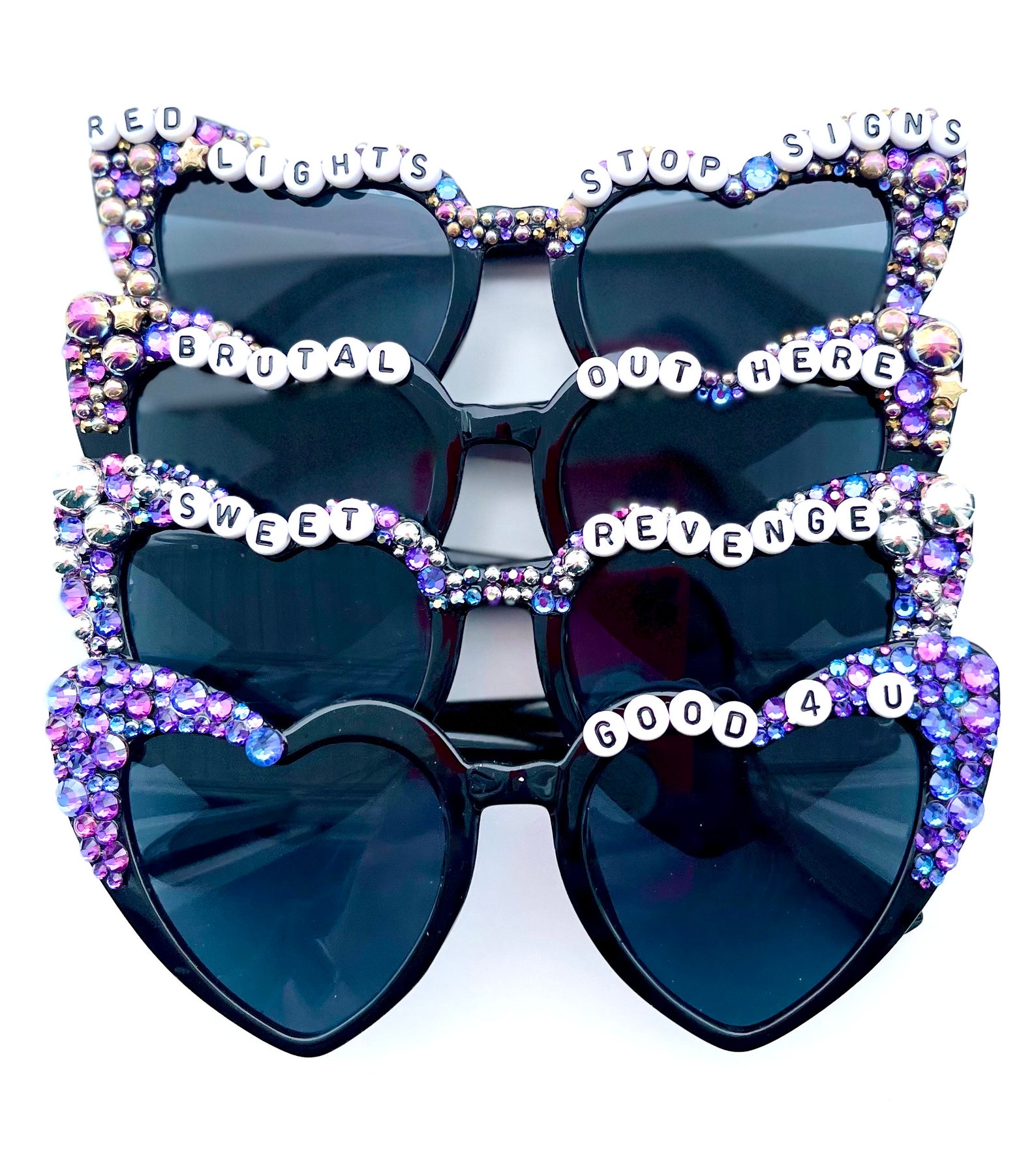 Customizable Beaded Olivia Rodrigo Guts Sunglasses, Guts Sunglasses ...