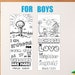 10 Coloring Bible Affirmation Bookmarks for Boys - Encouraging Faith ...