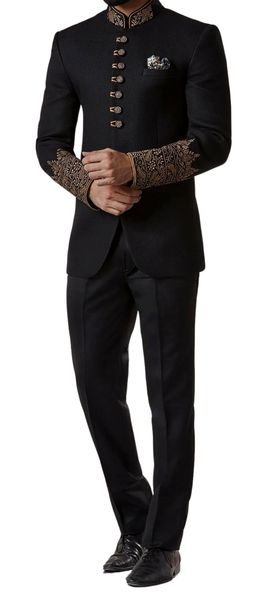 Men Jodhpuri Indian Modern Look Slim Fit Suits, Wedding and Formal ...
