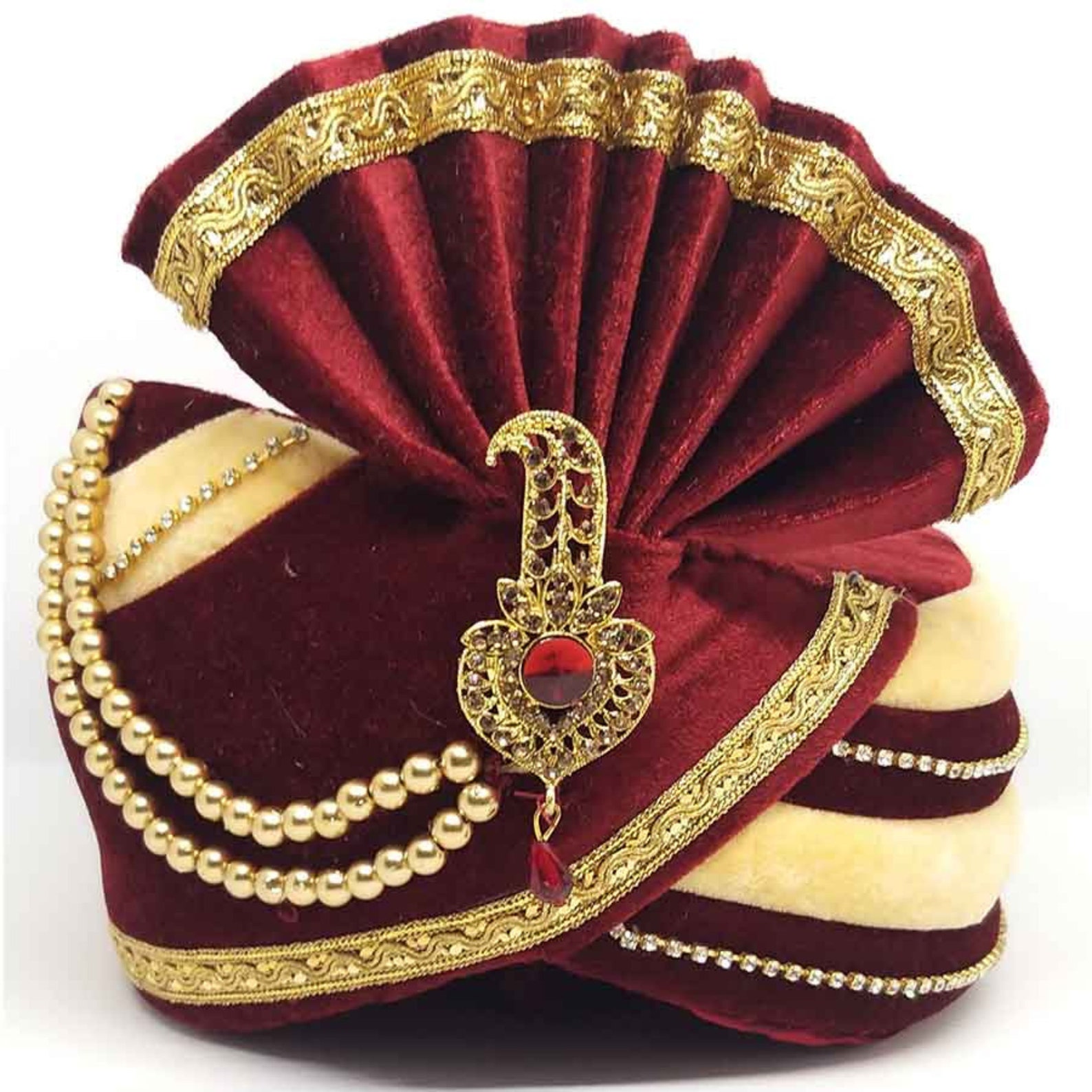 Royal Indian Wedding Turban | Safa | Pagdi | Turban for Men Ethnic ...