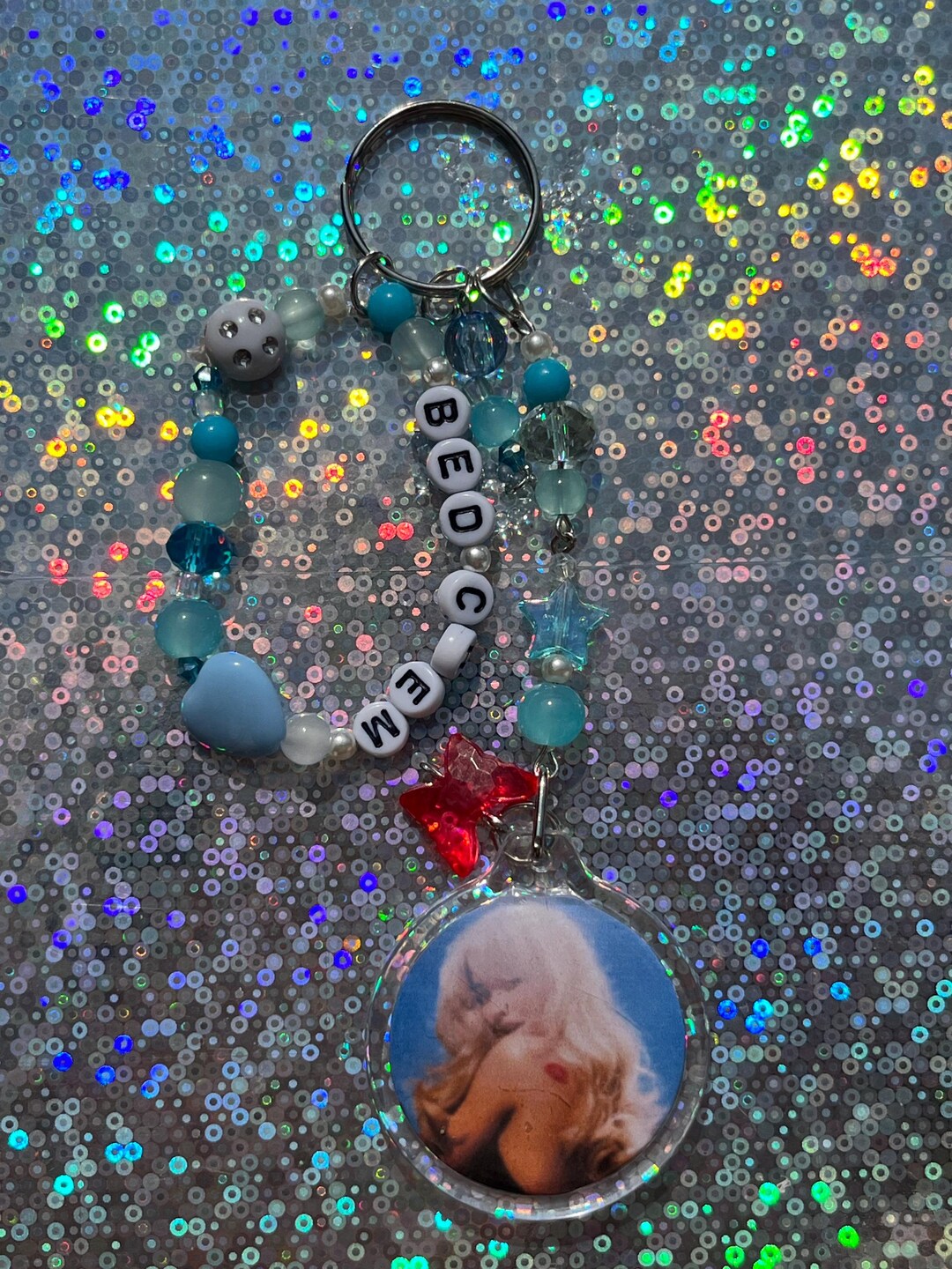 Sabrina Carpenter Bedazzled Photo Keychain - Etsy Australia