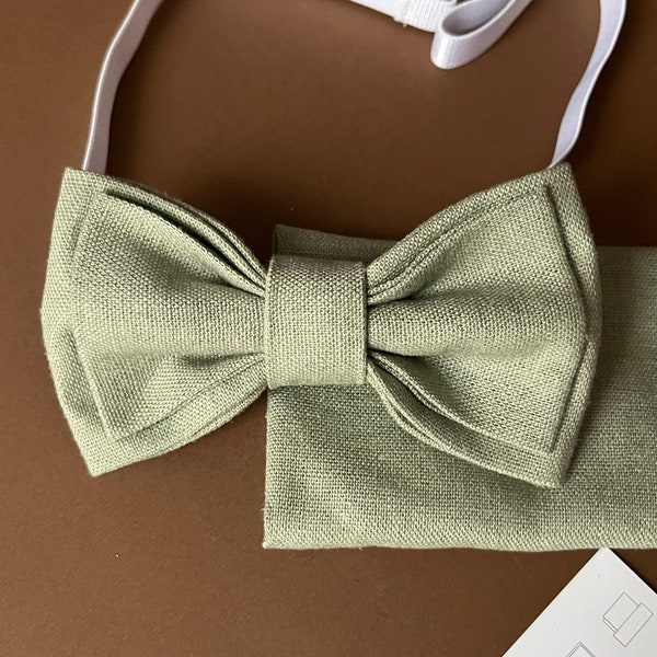 Sage Green Bow Tie - Etsy