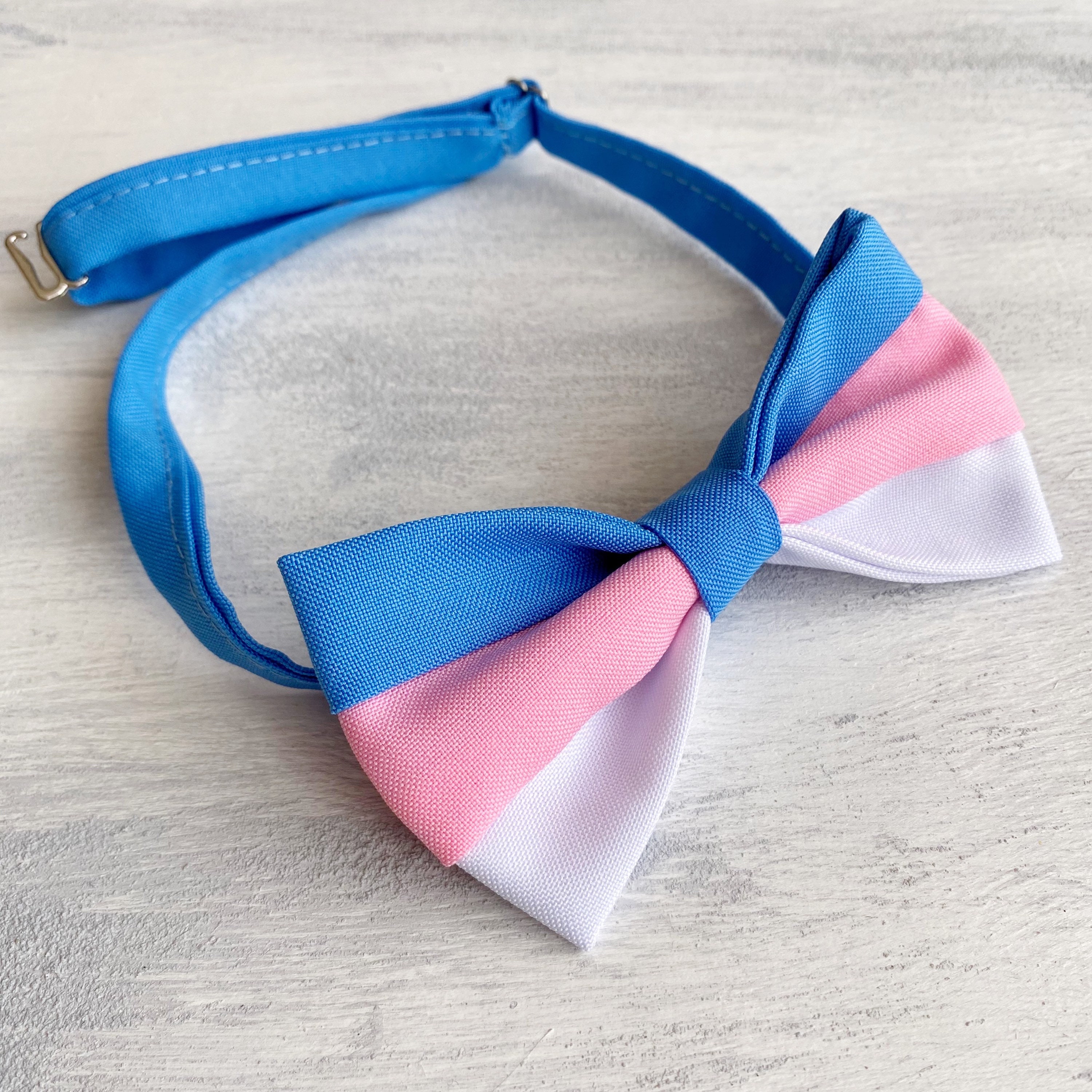 Trans pride bow tie Transgender gift Trans bow ties for men | Etsy