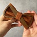 Rust Bow Tie and Suspenders Groom Bow Tie Set Designer - Etsy