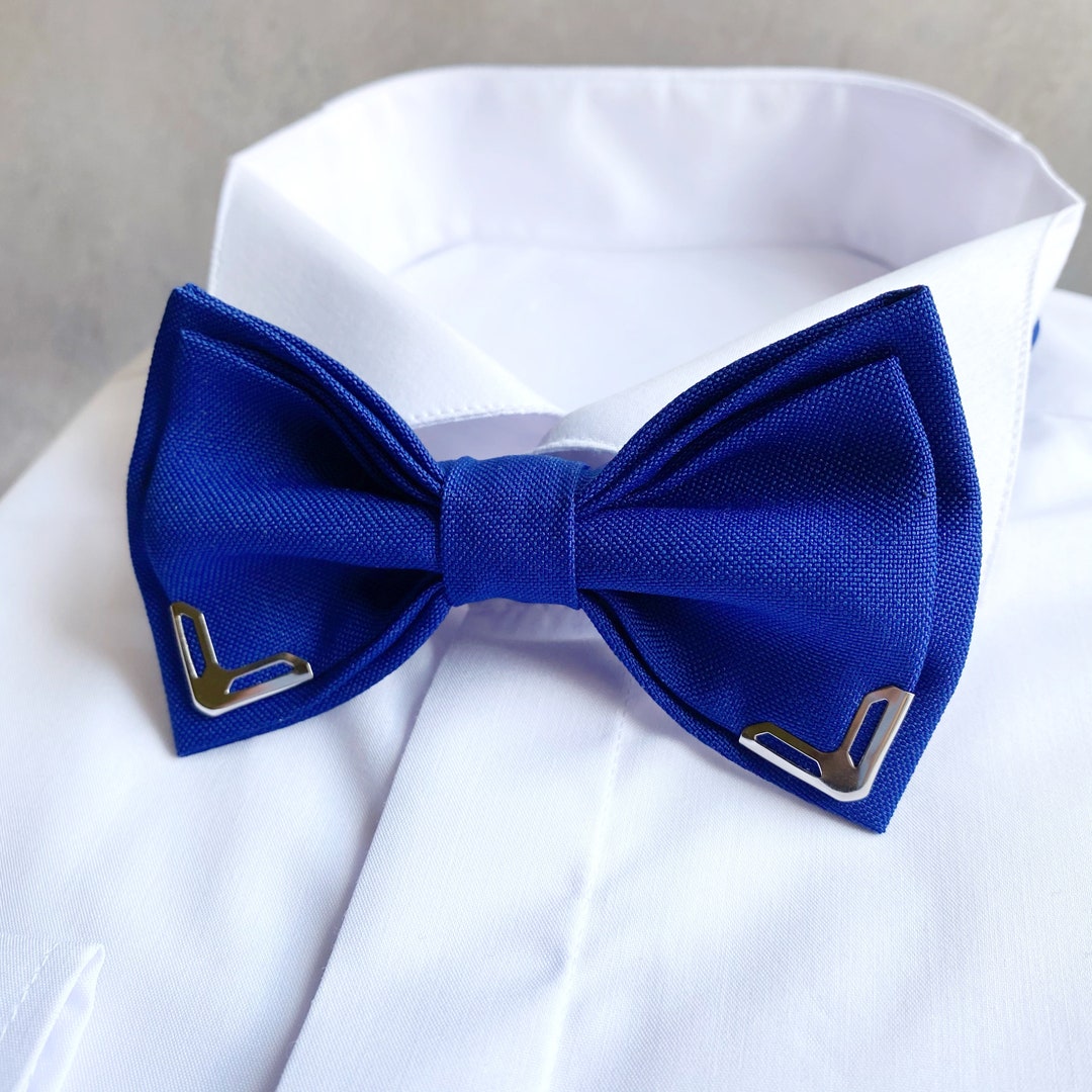 Royal Blue Bowtie Wedding Bowties for Men Groomsmen Bow Tie - Etsy UK