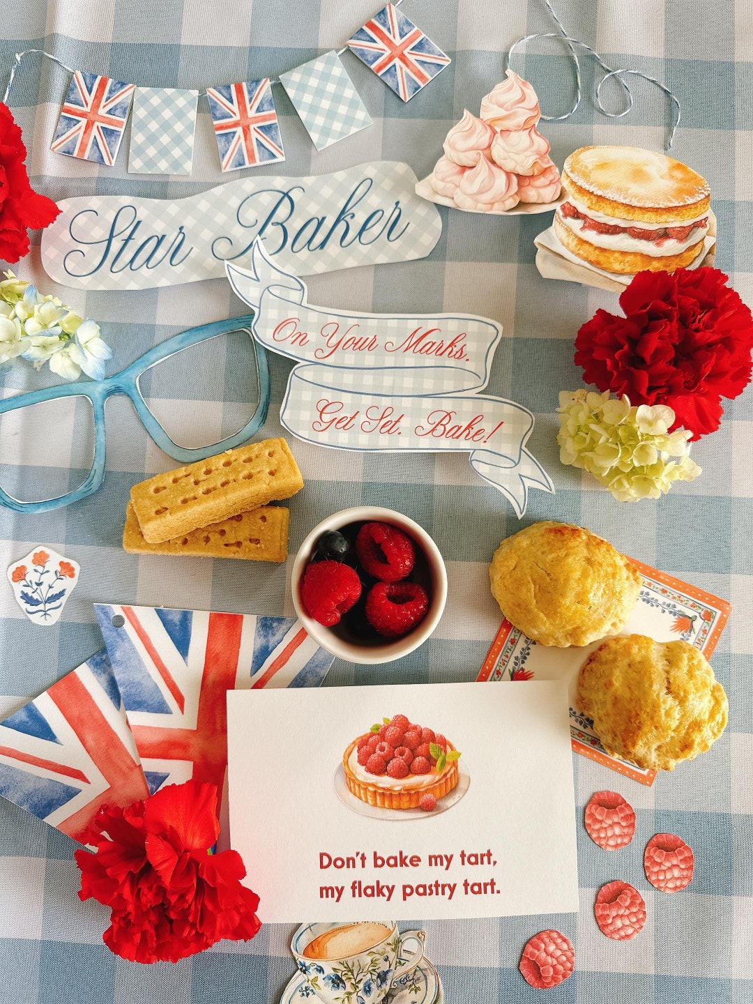 Great British Bake off Party Decor | Instant Digital Download - Etsy