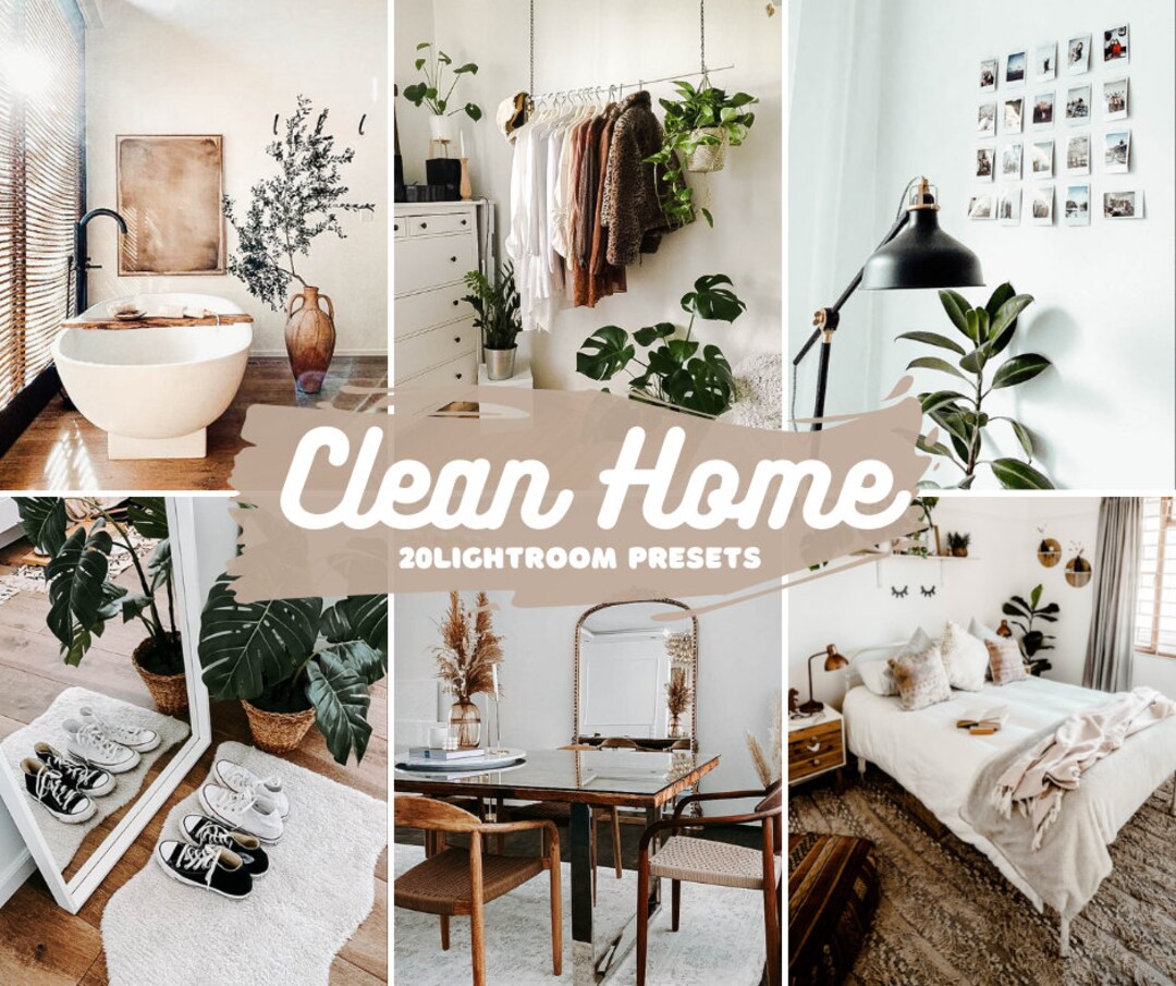 20 Home Decor Mobile & Desktop Lightroom Presets| Interior Lightroom ...
