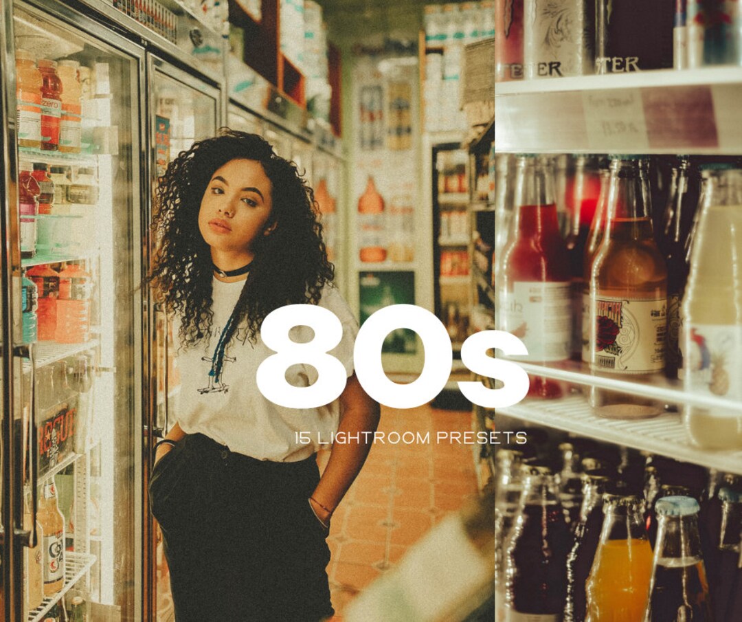 15 80s Vintage Mobile & Desktop Lightroom Presets, Film Camera Preset ...