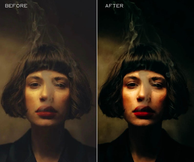 15 Cinematic Mobile & Desktop Lightroom Presets, Cinematic Portrait ...
