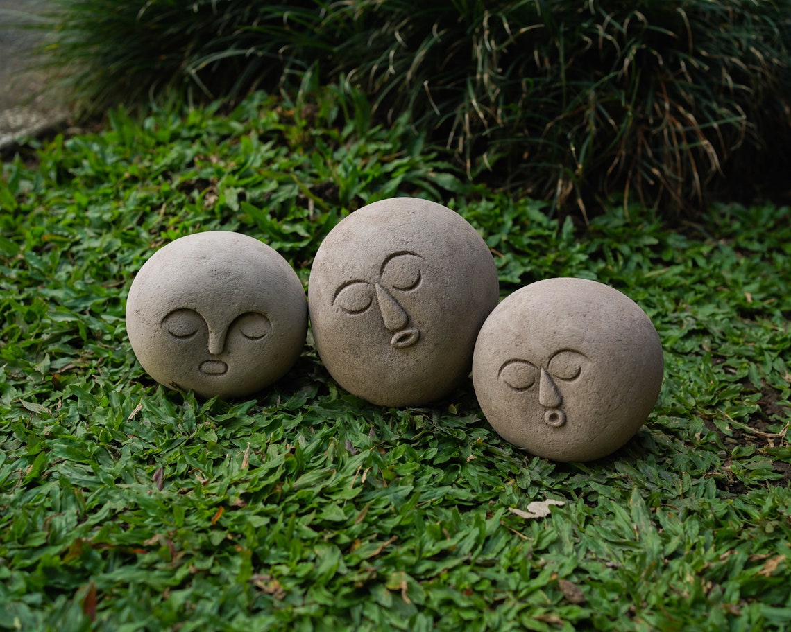 Funny Stone Stone Face Figurine Meme Funny Stone Stone - Etsy