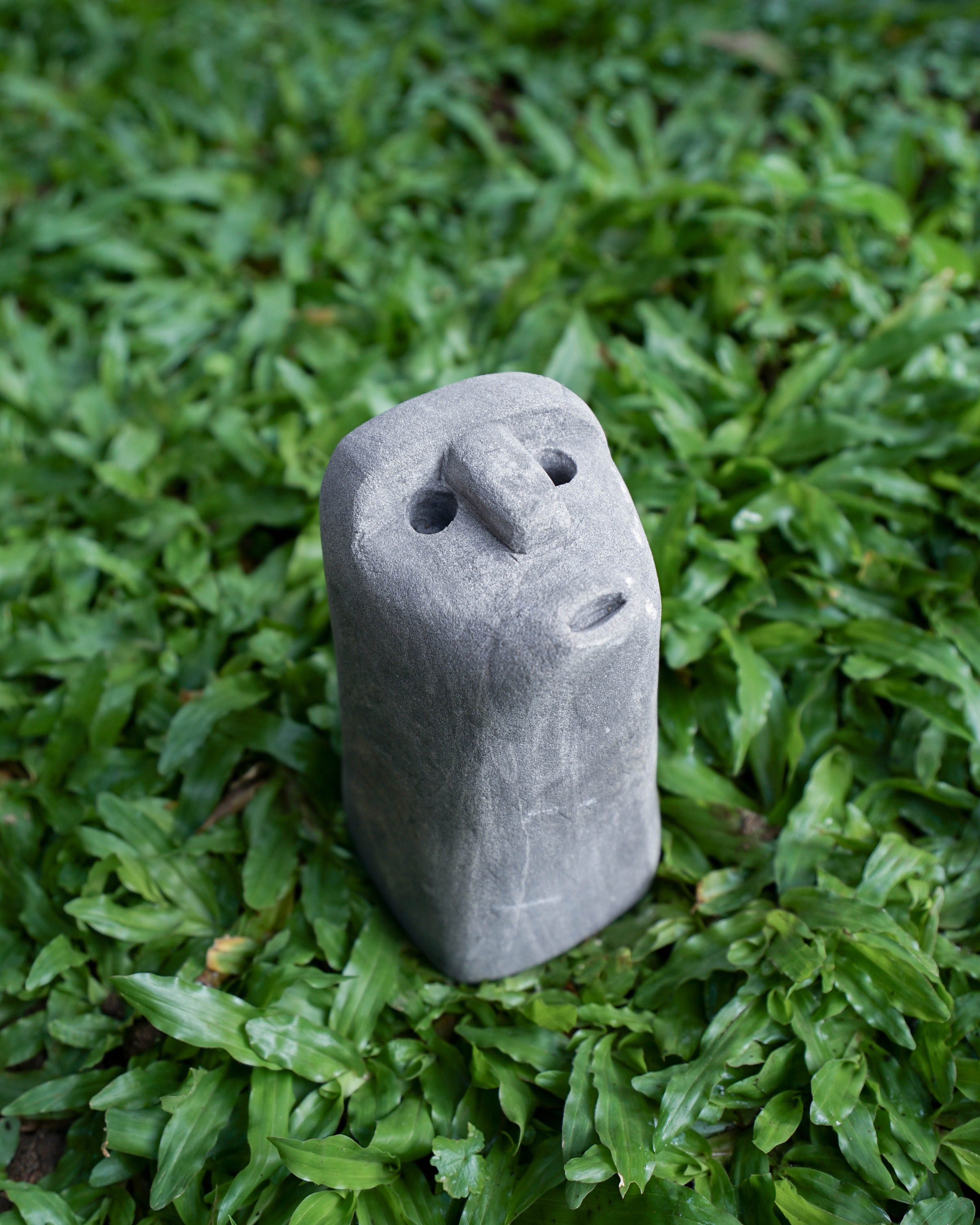 Primitive Statue Stone Tiki Rock Statue unique statue gift | Etsy