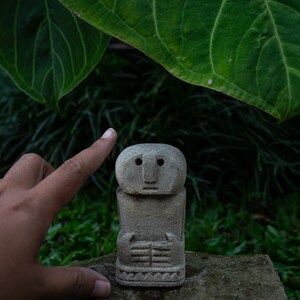 Primitive Statue Stone Sculpture Hand Carved Handmade - Etsy