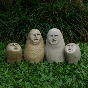 Funny Stone , Stone Face Figurine, Meme Funny Stone, Stone Carving Face ...