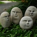 Funny Stone , Stone Face Figurine, Meme Funny Stone, Stone Carving Face ...