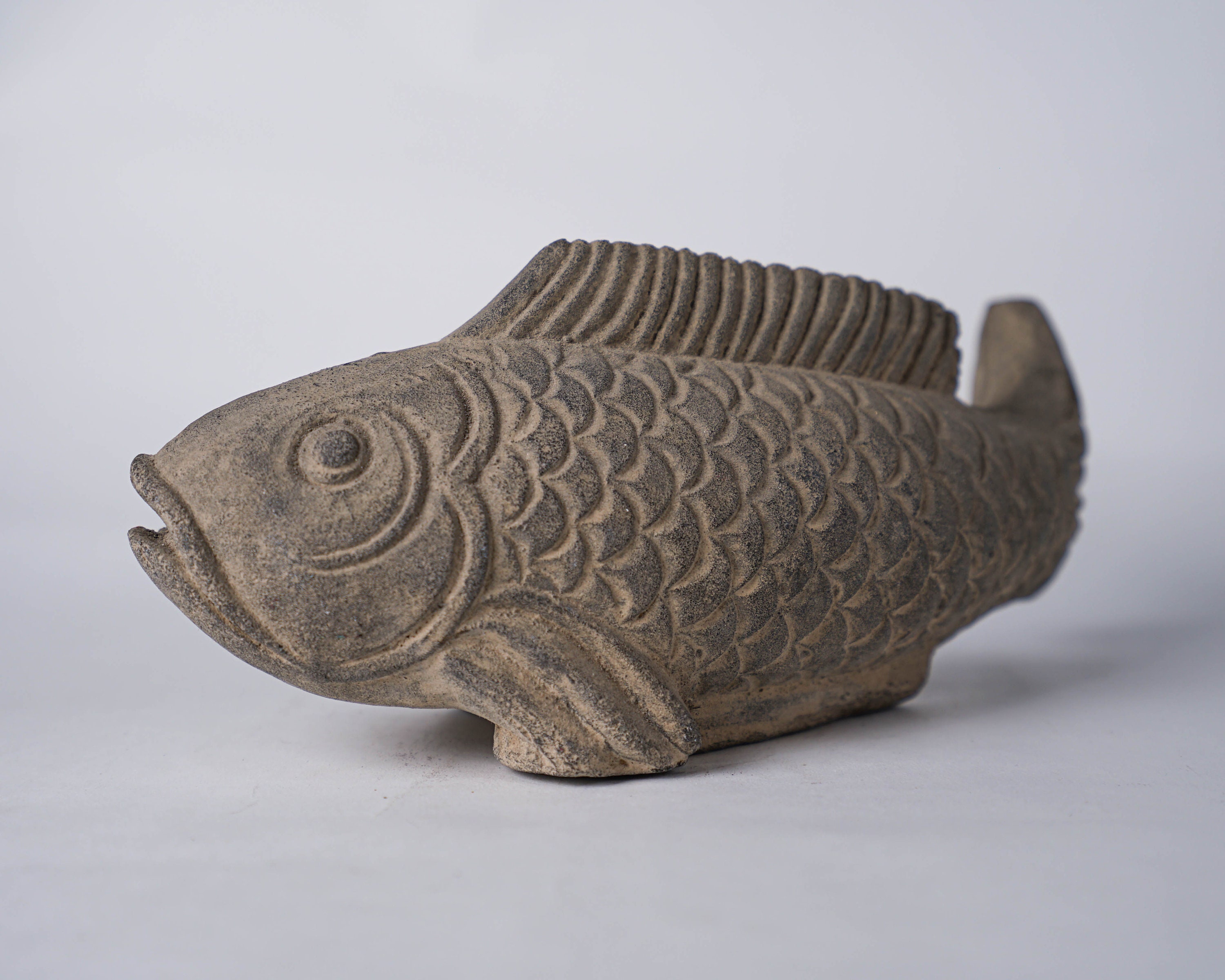 Concrete Fish 4 Inch / 10 Cm Concrete Statue Apanese Koi - Etsy