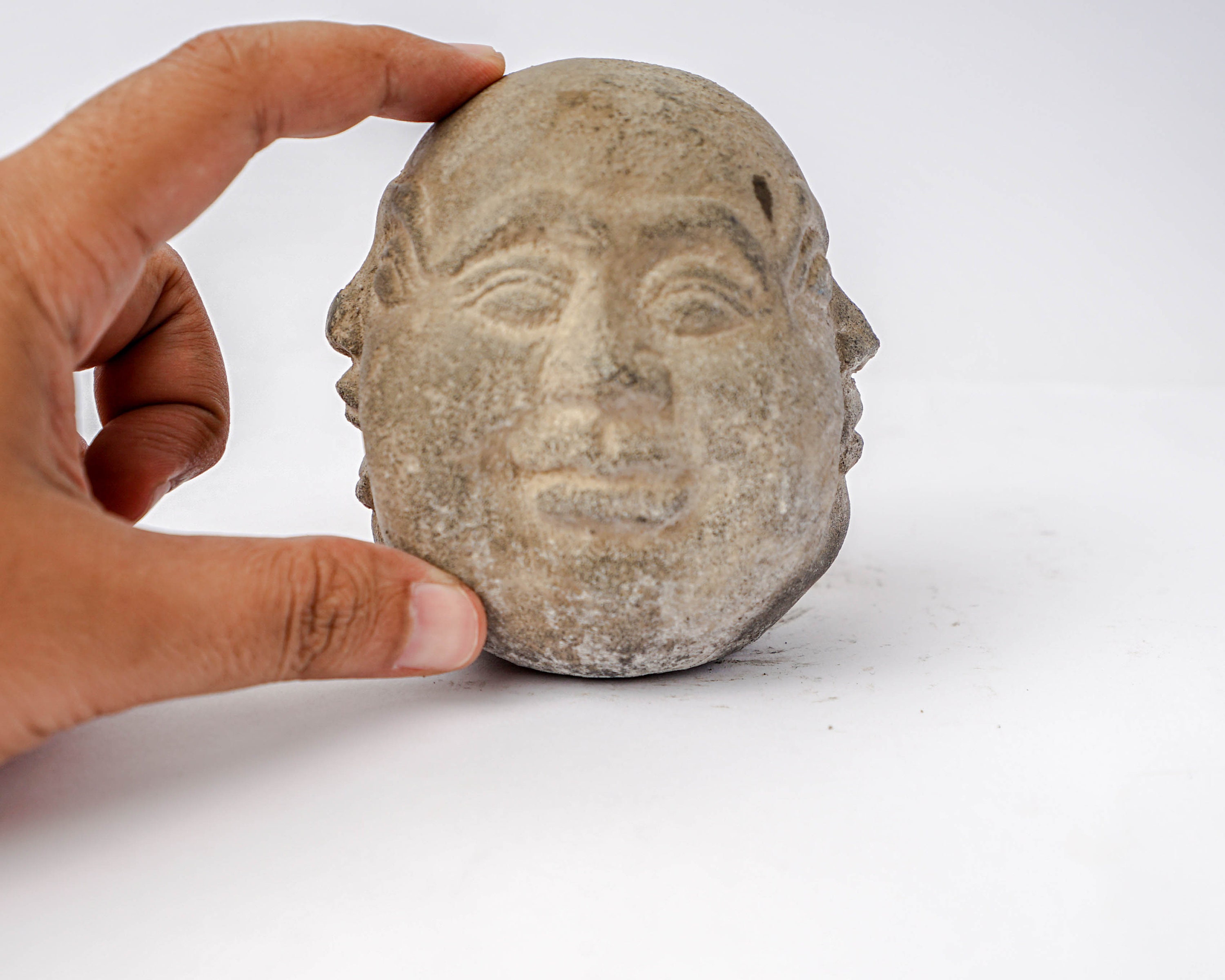 4 FACE Primitive Statue Concrete 4 Inch / 10 Cm Room Decor - Etsy UK