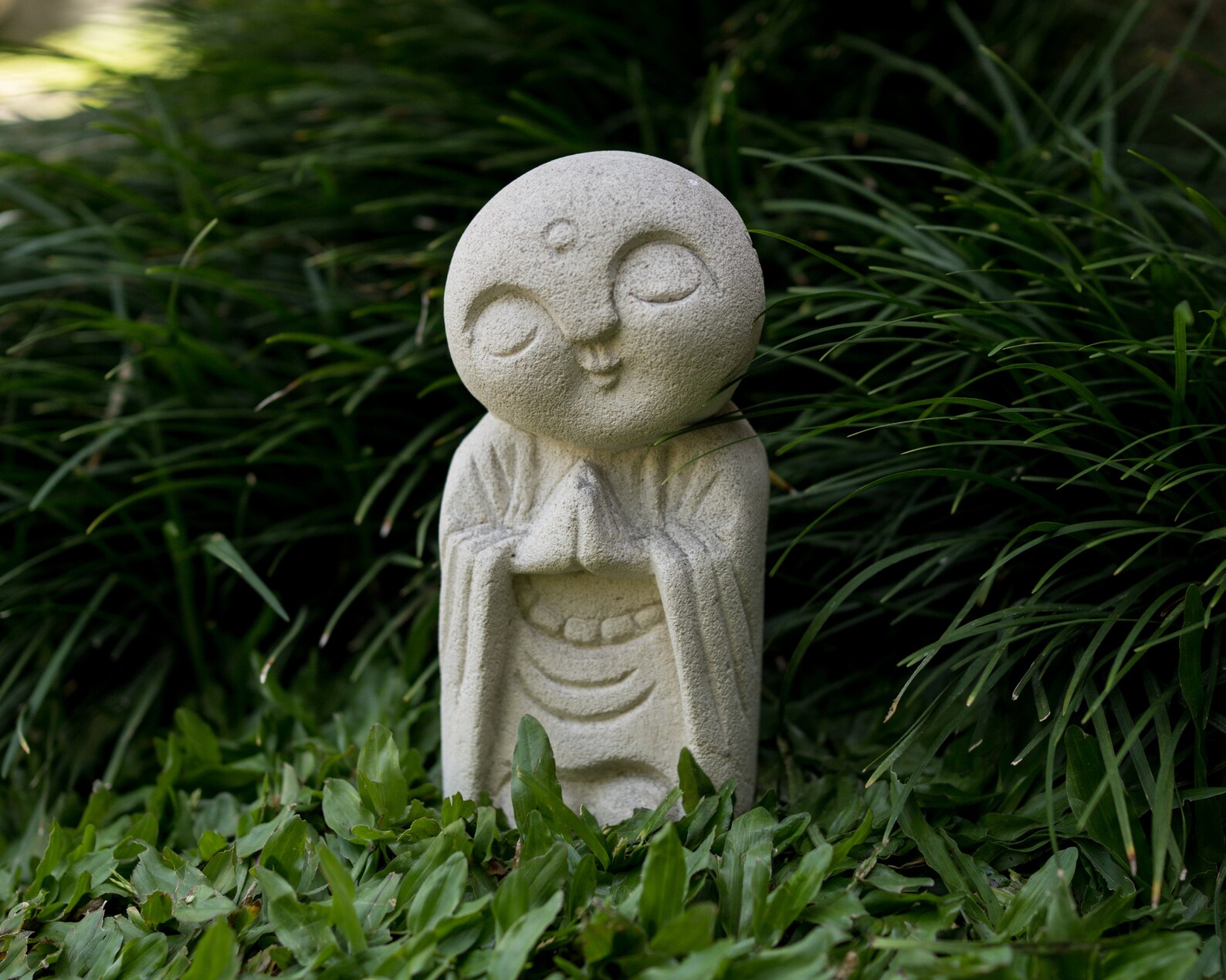 Jizo Buddha Stone Jizo Buddha Sculpture Hand Carving Home - Etsy
