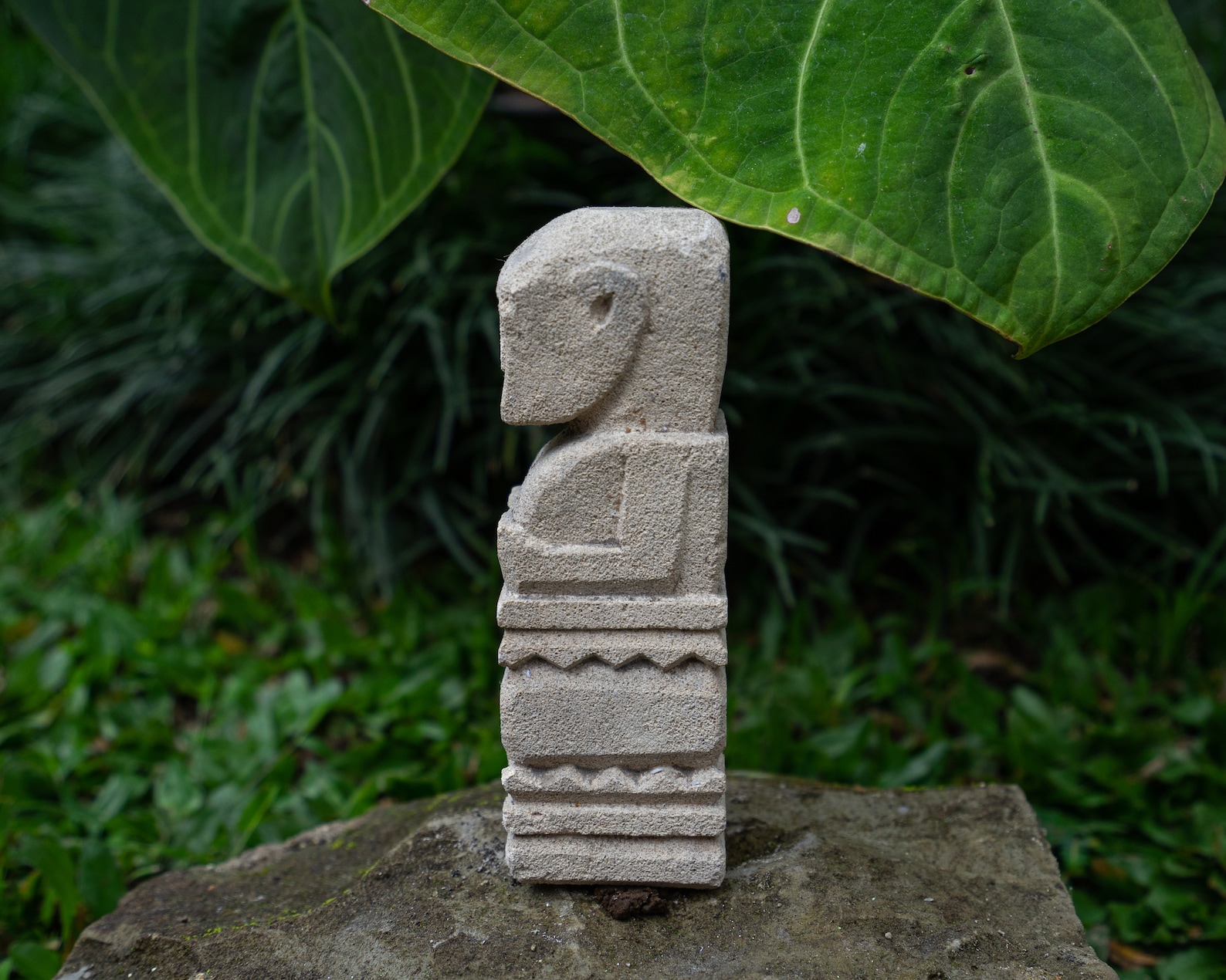Primitive Statue Stone Sculpture Hand Carved Handmade - Etsy