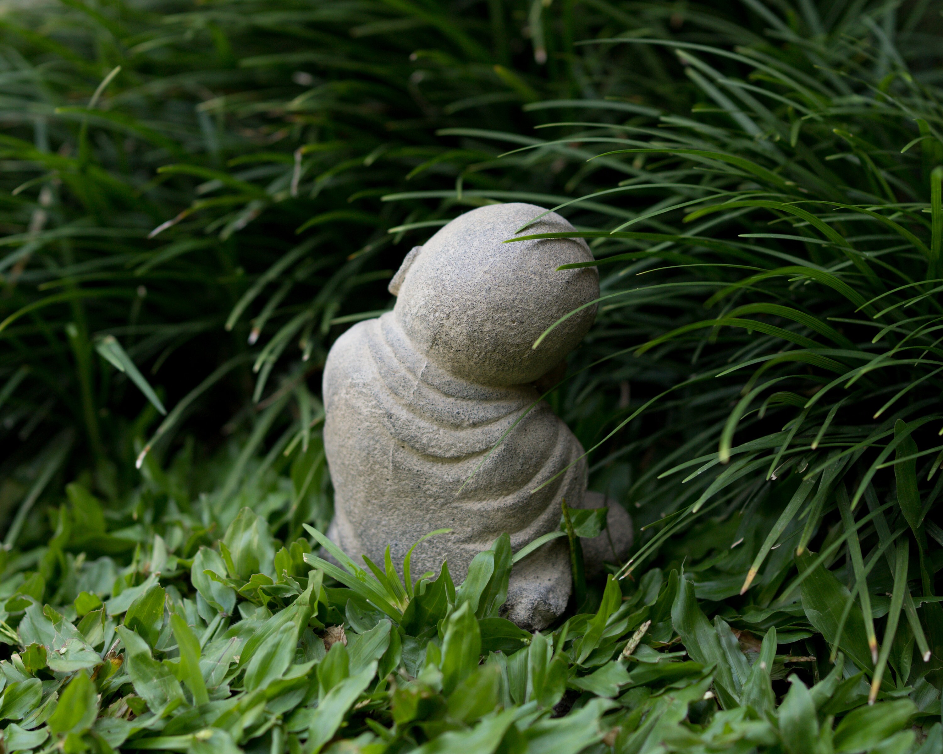 Mini Buddha 4 Inch / 10 Cm , Concrete Sculpture, Meditating Buddha ...