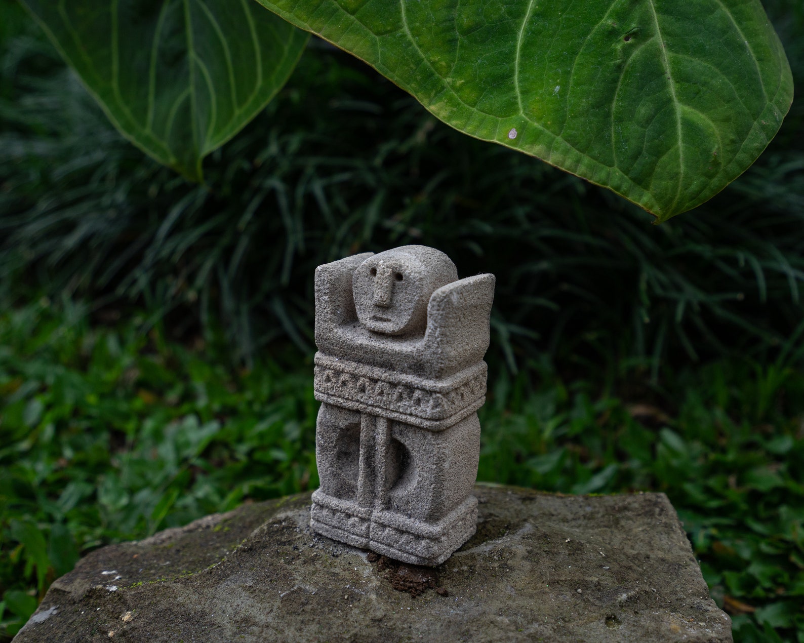 Primitive Statue Stone Sculpture Hand Carved Handmade - Etsy