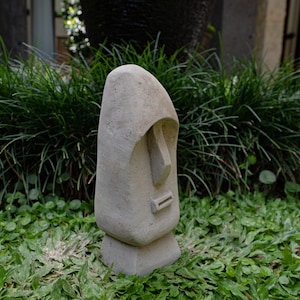 Tiki Statue, Moai Easter Island, Tiki Totem Face Pole, Stone Carving ...