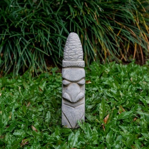 Primitive Statue 7 Inch / 17 Cm, Tiki Rock Statue, Unique Statue ...