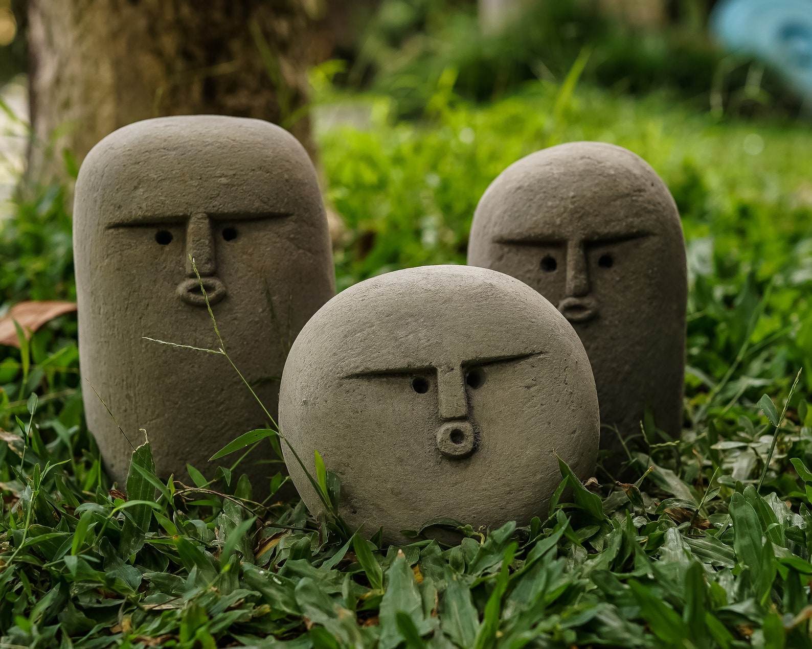 Funny Stone Stone Face Figurine Meme Funny Stone Stone - Etsy