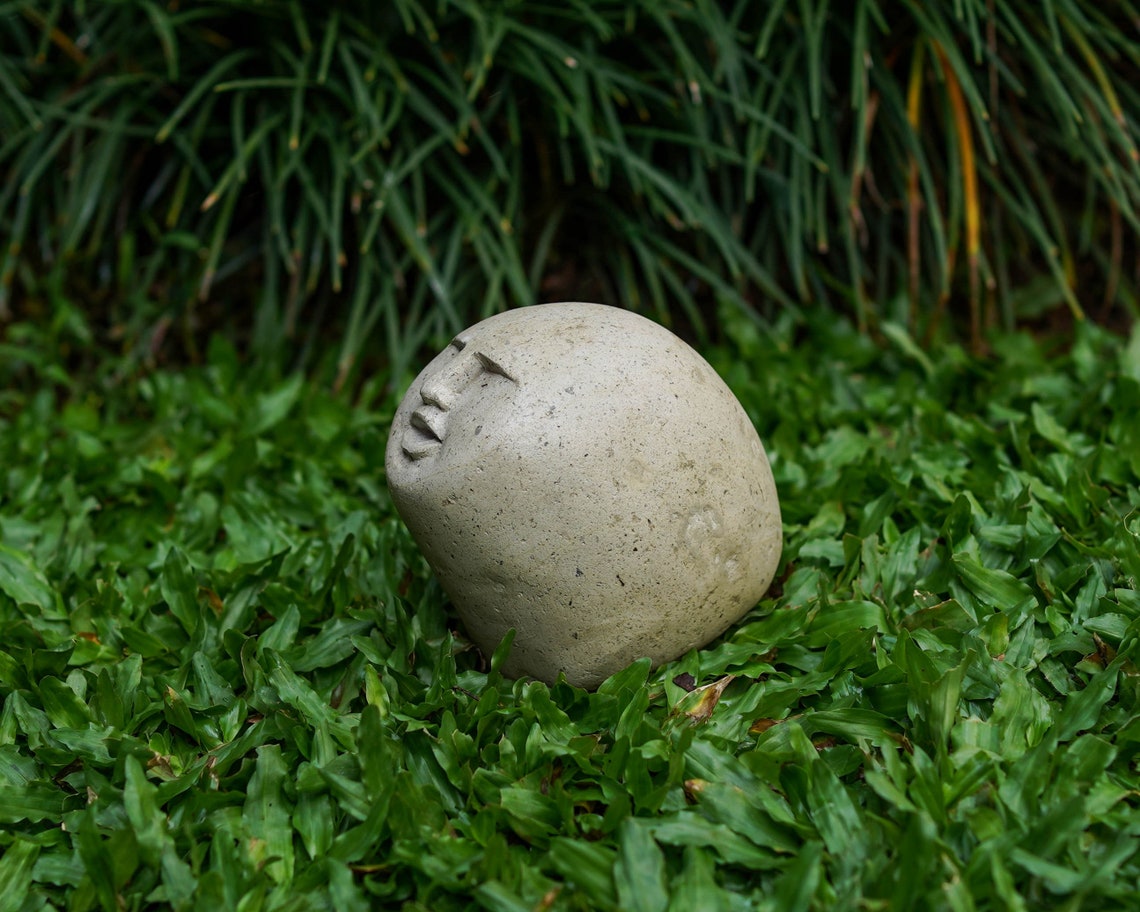 Funny Stone Stone Face Figurine Meme Funny Stone Stone - Etsy