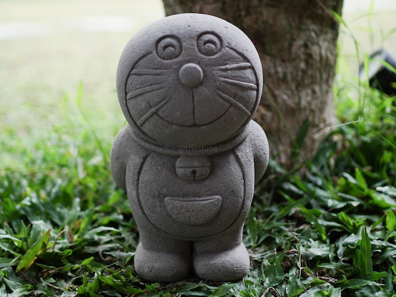 Dora Emon Statue, Stone Statue, House Decor, Birthday Gift, Gift for ...