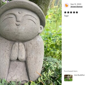 Jizo Buddha 8 Inch / 20 Cm, Zen Buddha, Buddha Statue, Buddha Sculpture ...