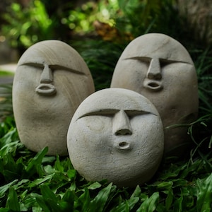 Funny Stone , Stone Face Figurine, Meme Funny Stone, Stone Carving Face ...