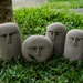 Funny Stone , Stone Face Figurine, Meme Funny Stone, Stone Carving Face ...