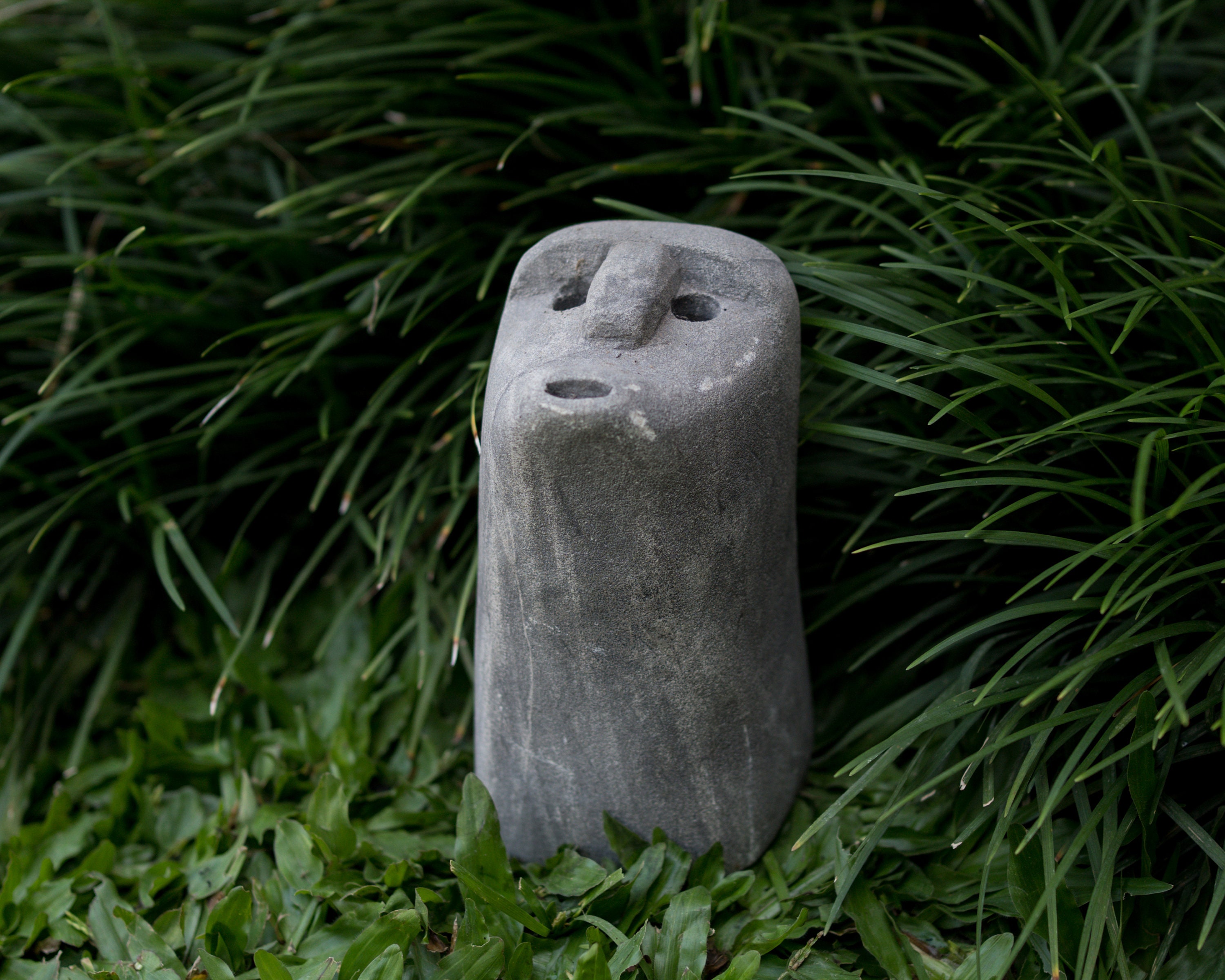 Primitive Statue Stone Tiki Rock Statue Unique Statue Gift - Etsy